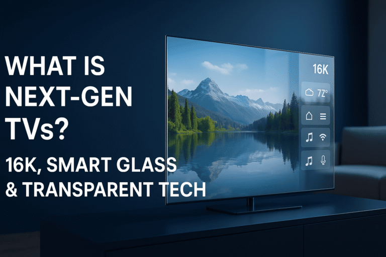 What is Next-Gen TVs? 16K, Smart Glass & Transparent Tech - BloggerQuote